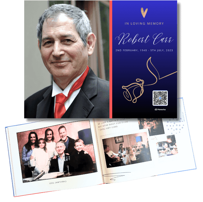 Memories | Easy Tools for Funeral Planning | Printed Memory Book