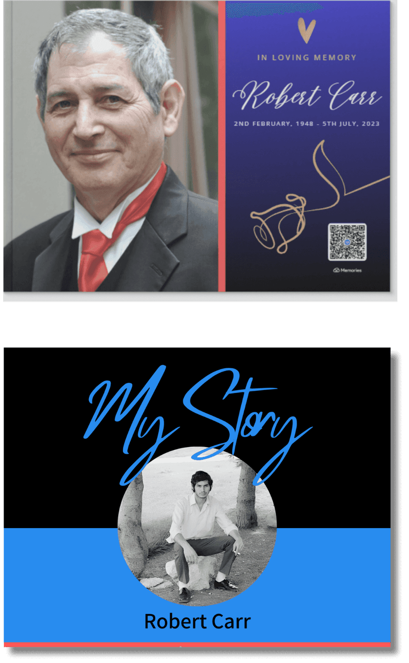 Memories | Easy Tools for Funeral Planning | Printed Memory Book